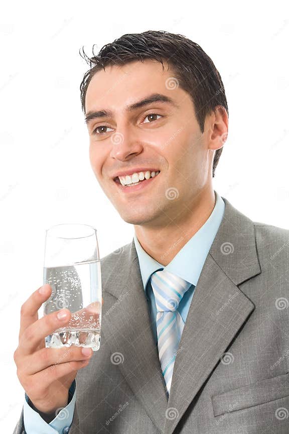 Businessman with water stock photo. Image of businessman - 7049432