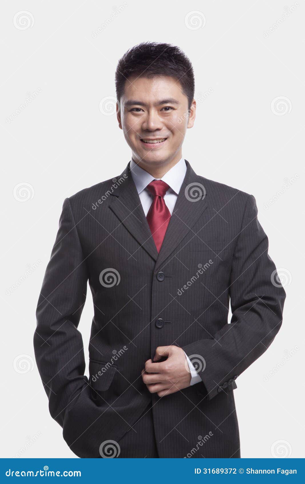 Businessman on White Background Stock Photo - Image of ethnicity ...