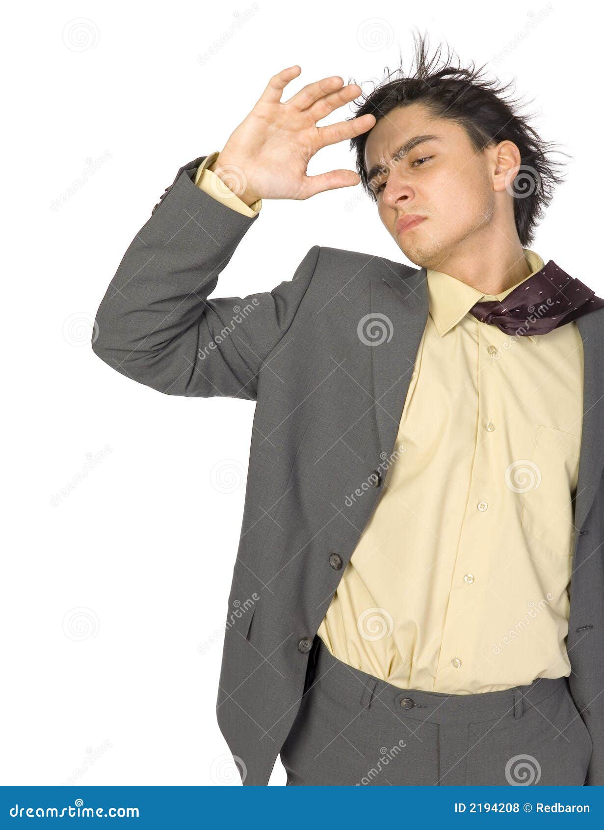 Businessman in the wind stock photo. Image of person, storm - 2194208