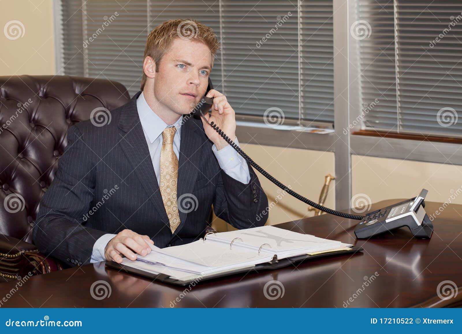 Businessman at work. stock photo. Image of businessman - 17210522