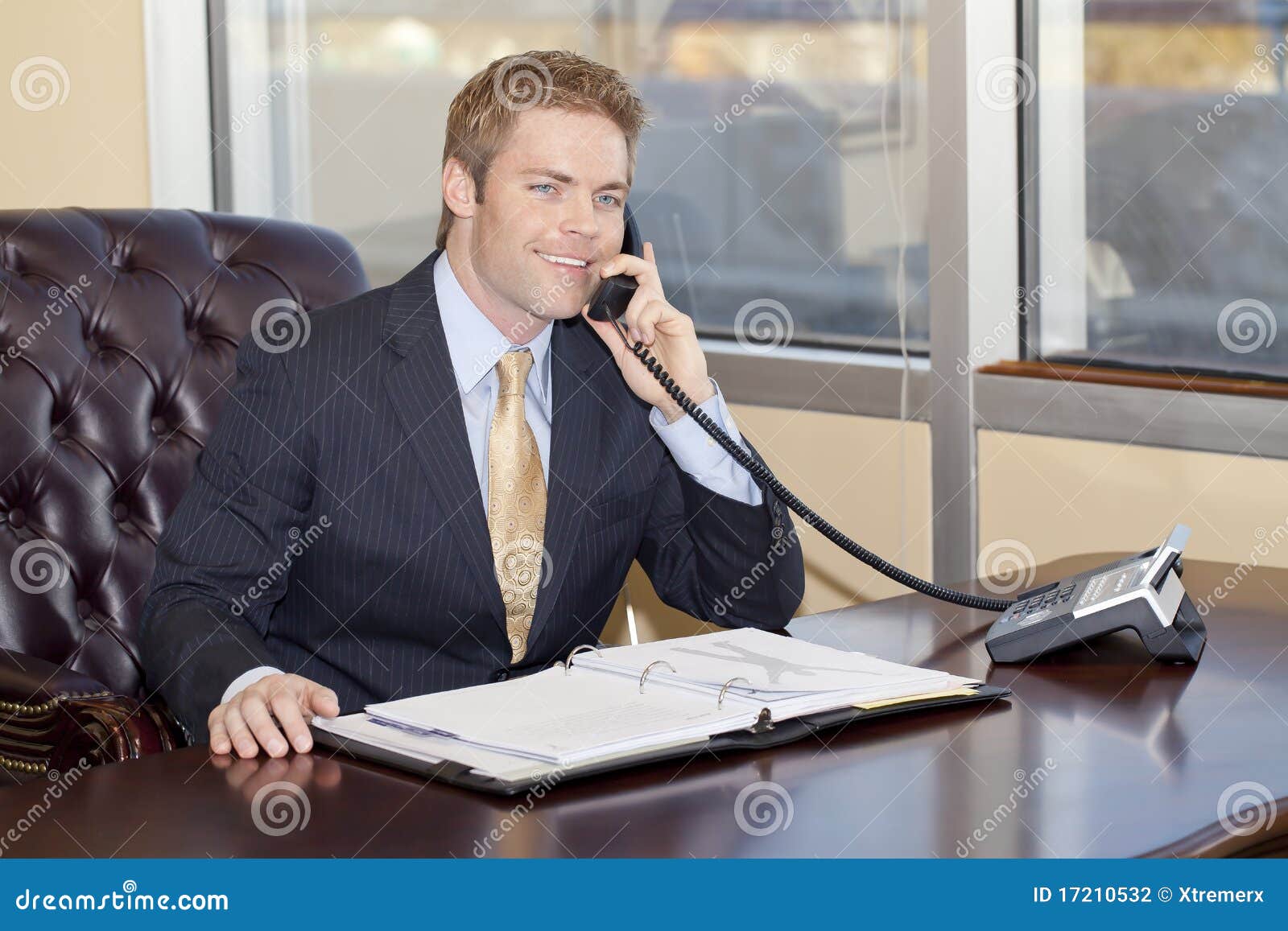 Businessman at work. stock photo. Image of businesspeople - 17210532