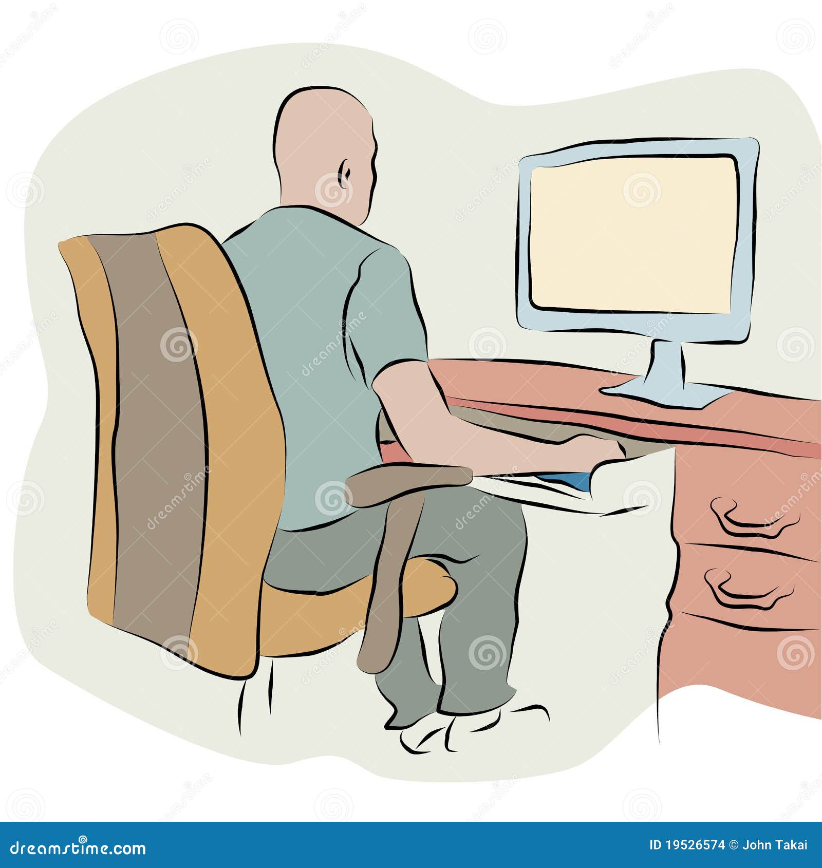 Computer Line Icons Collection. Laptop, Desktop, Machine, Workstation ...