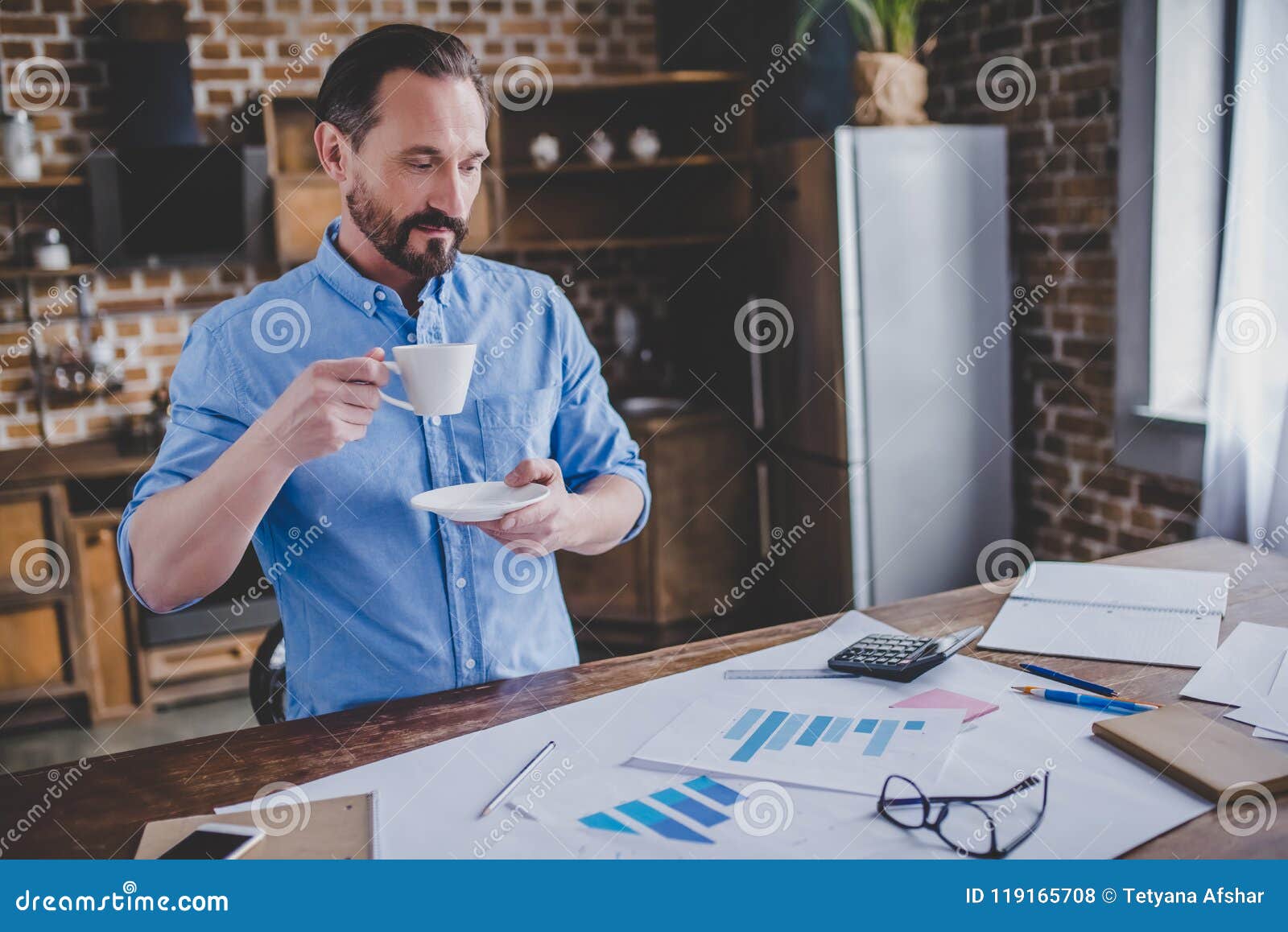Businessman Working with Financial Documents Stock Photo - Image of ... Businessman Working with Financial Documents Stock Photo - Image of ...