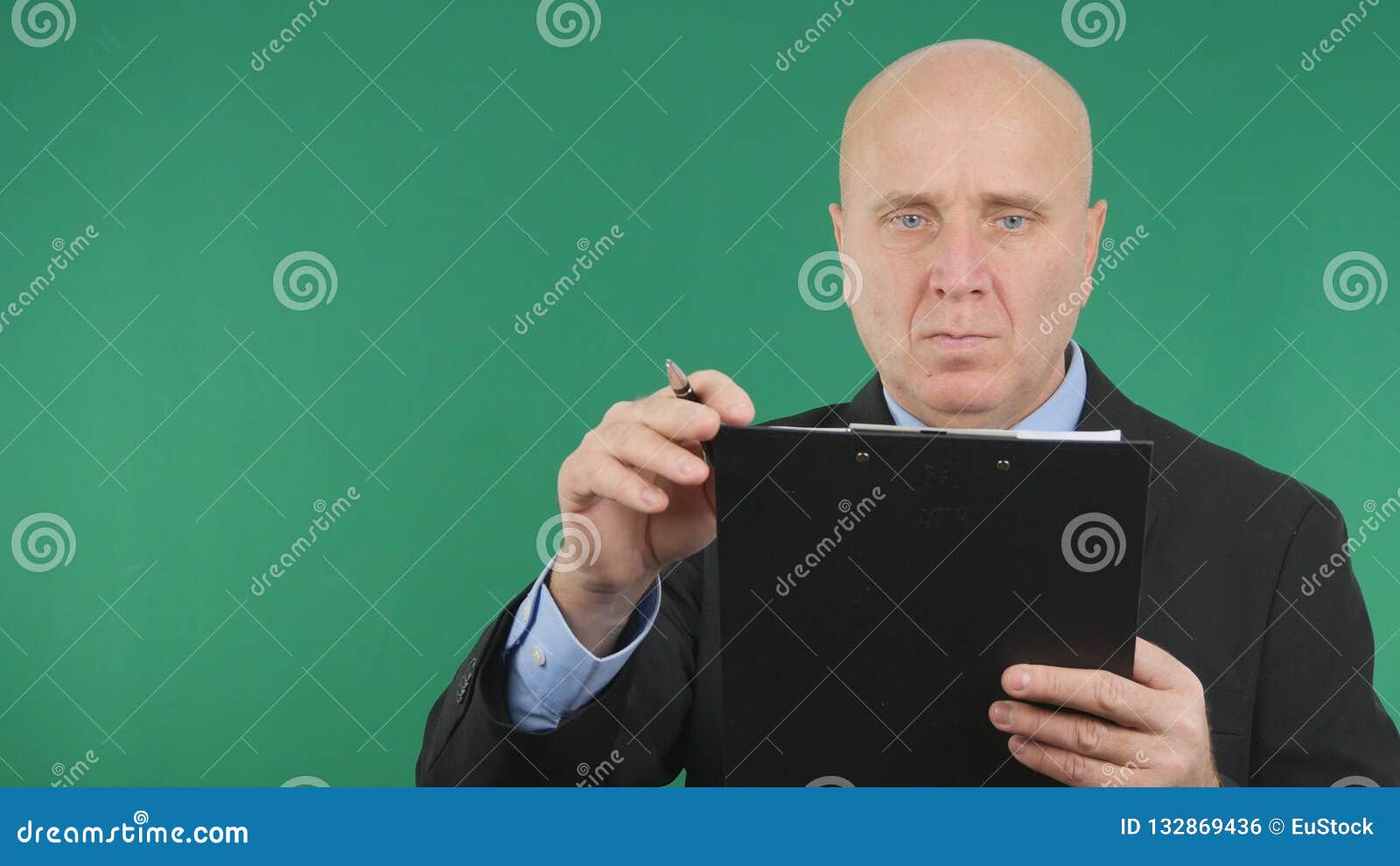 Businessman Working Image Read and Sign Documents Stock Photo - Image ...