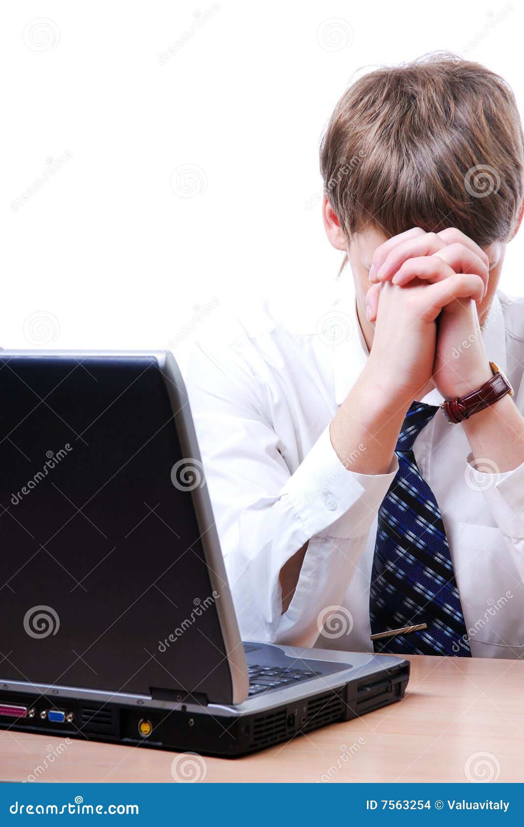 Businessman worried stock photo. Image of disappointed - 7563254
