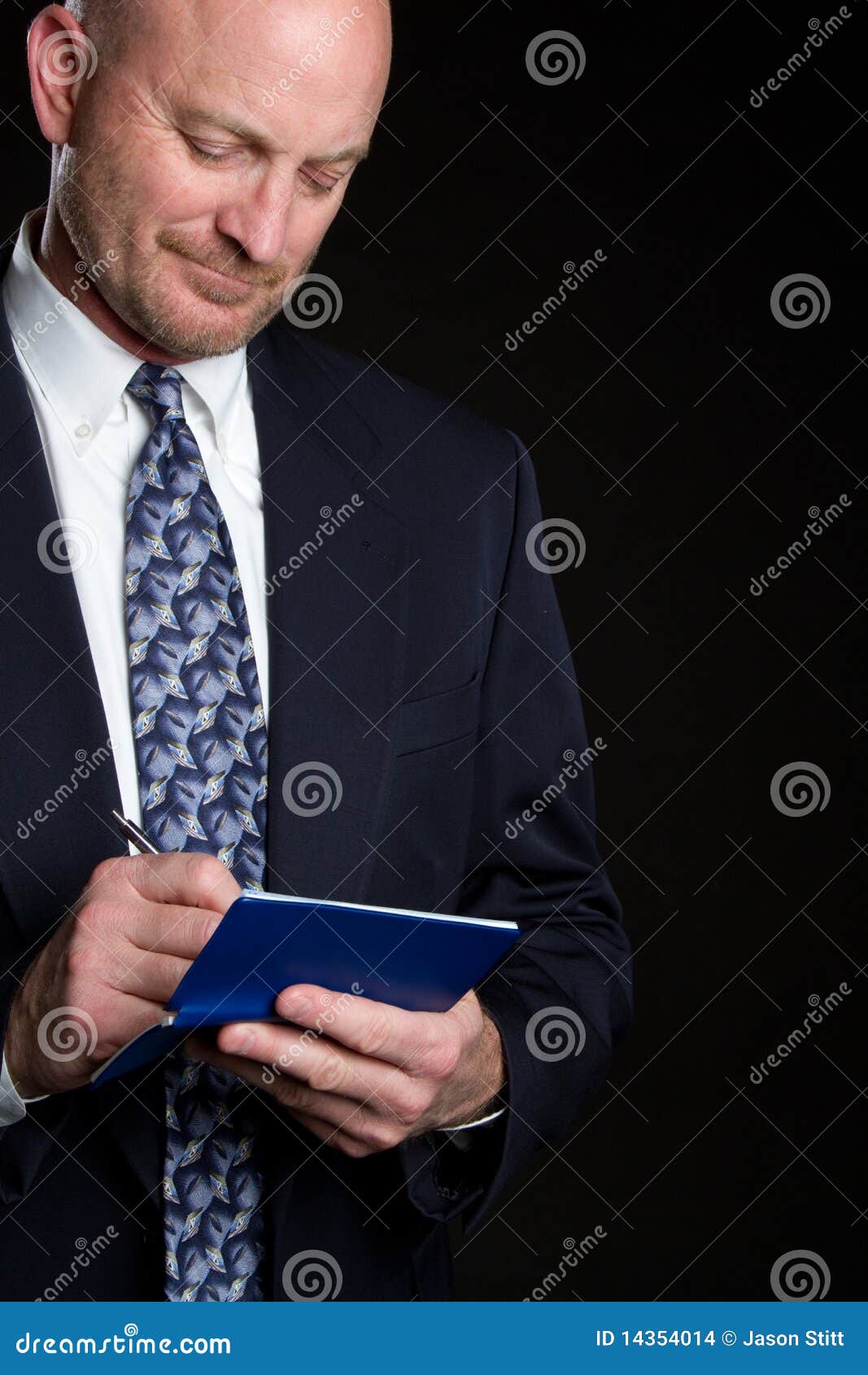 Businessman Writing Check stock photo. Image of handsome - 14354014
