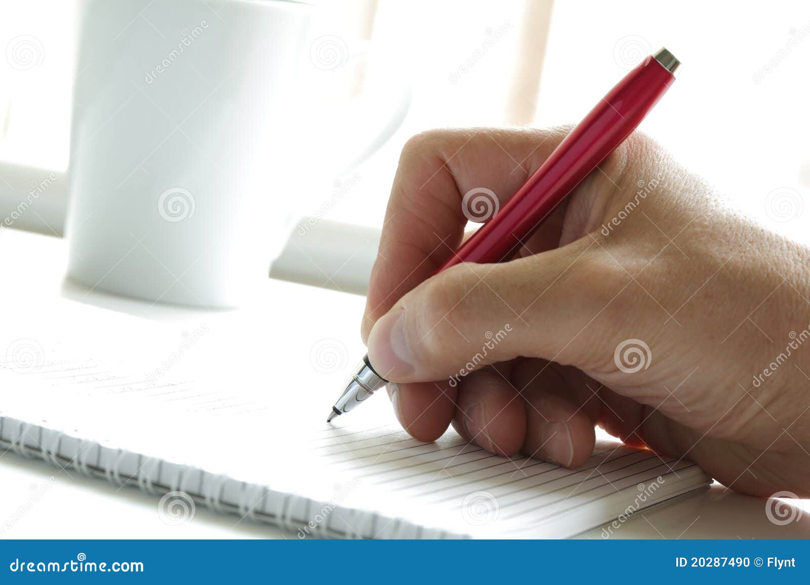 Businessman writing notes stock photo. Image of meeting - 20287490