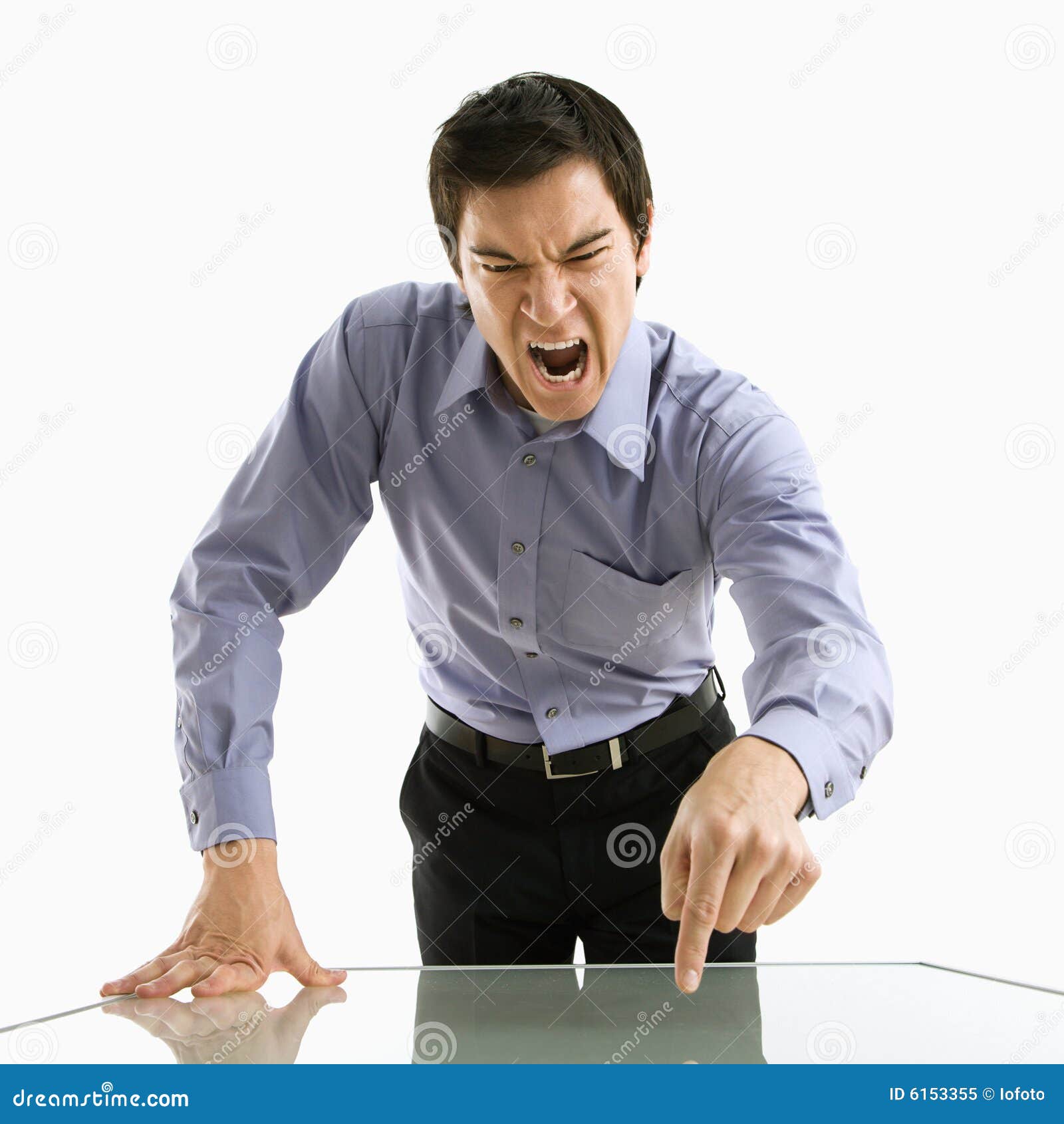 Businessman Yelling. Royalty Free Stock Photo - Image: 6153355