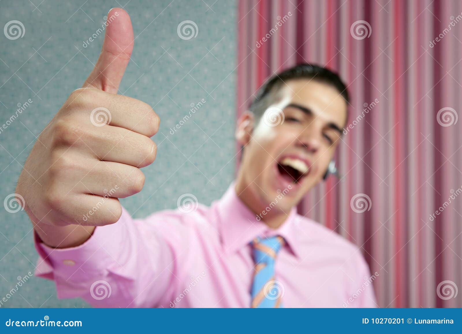 Businessman Young with Okay Hand Sign Stock Image - Image of agree ...