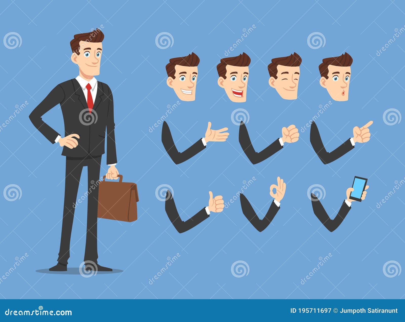 Man Face Speaking.Vector Cartoon Background For De | CartoonDealer.com ...