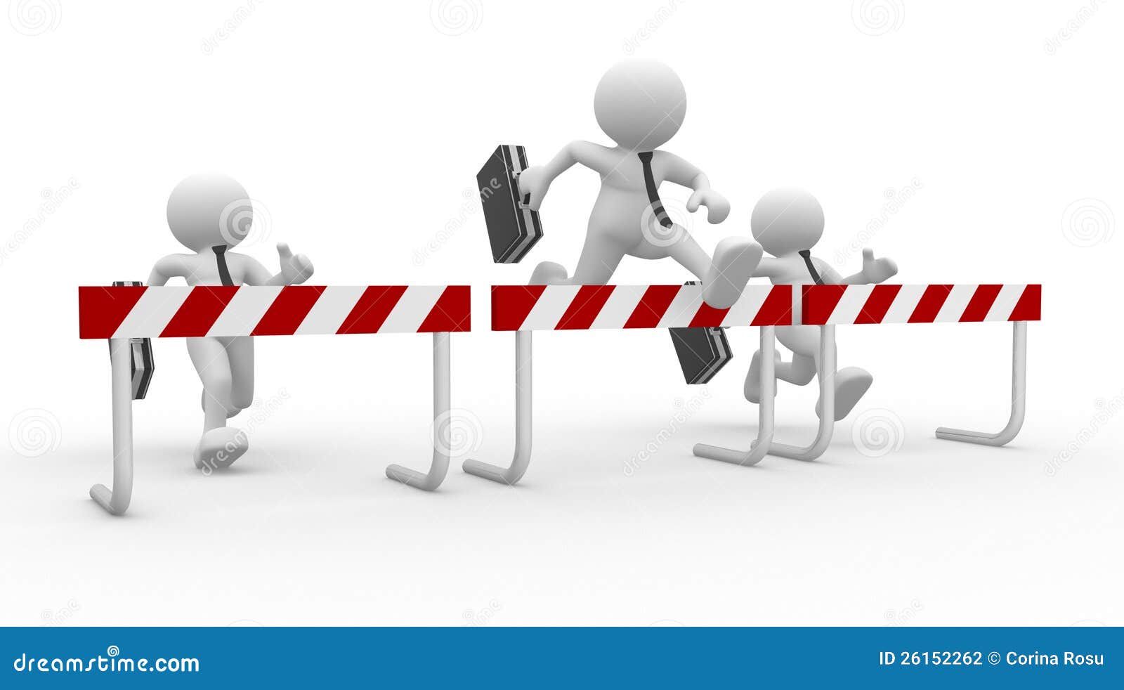 Businessmen stock illustration. Illustration of impediment - 26152262