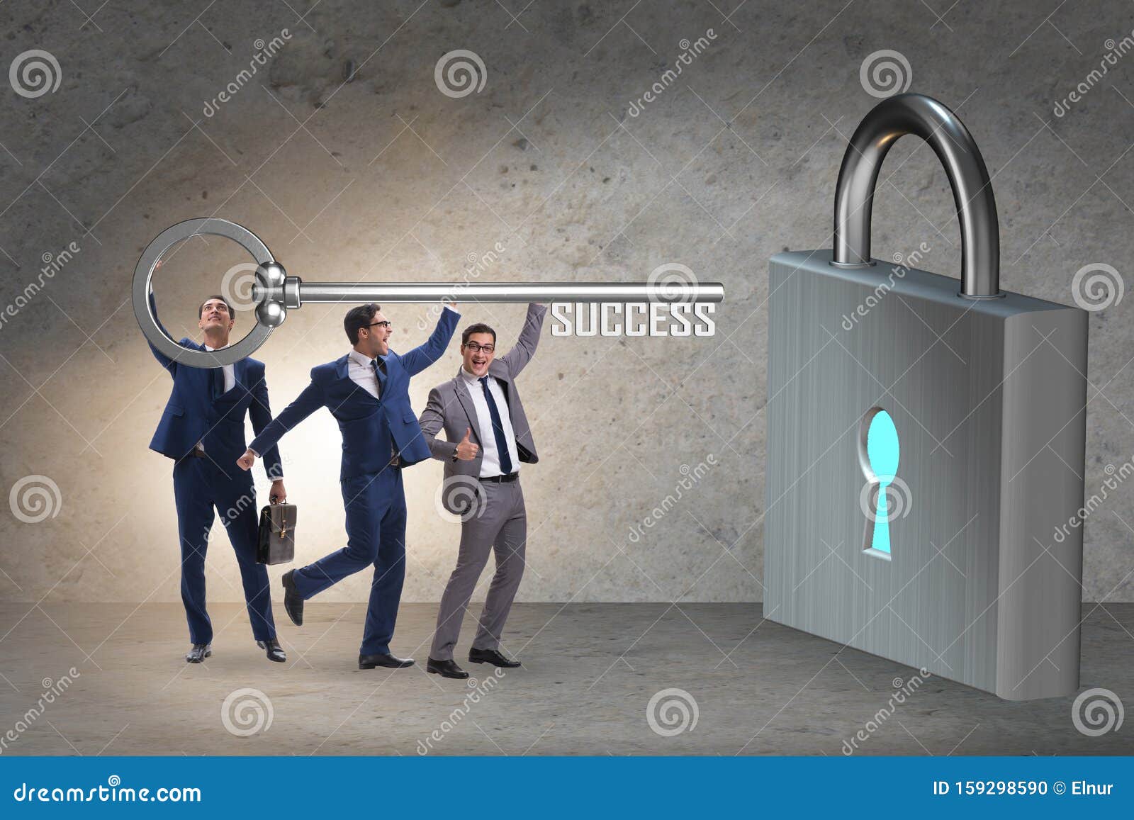 Businessmen Achieving Success through Teamwork Stock Photo - Image of ... Businessmen Achieving Success through Teamwork Stock Photo - Image of ...