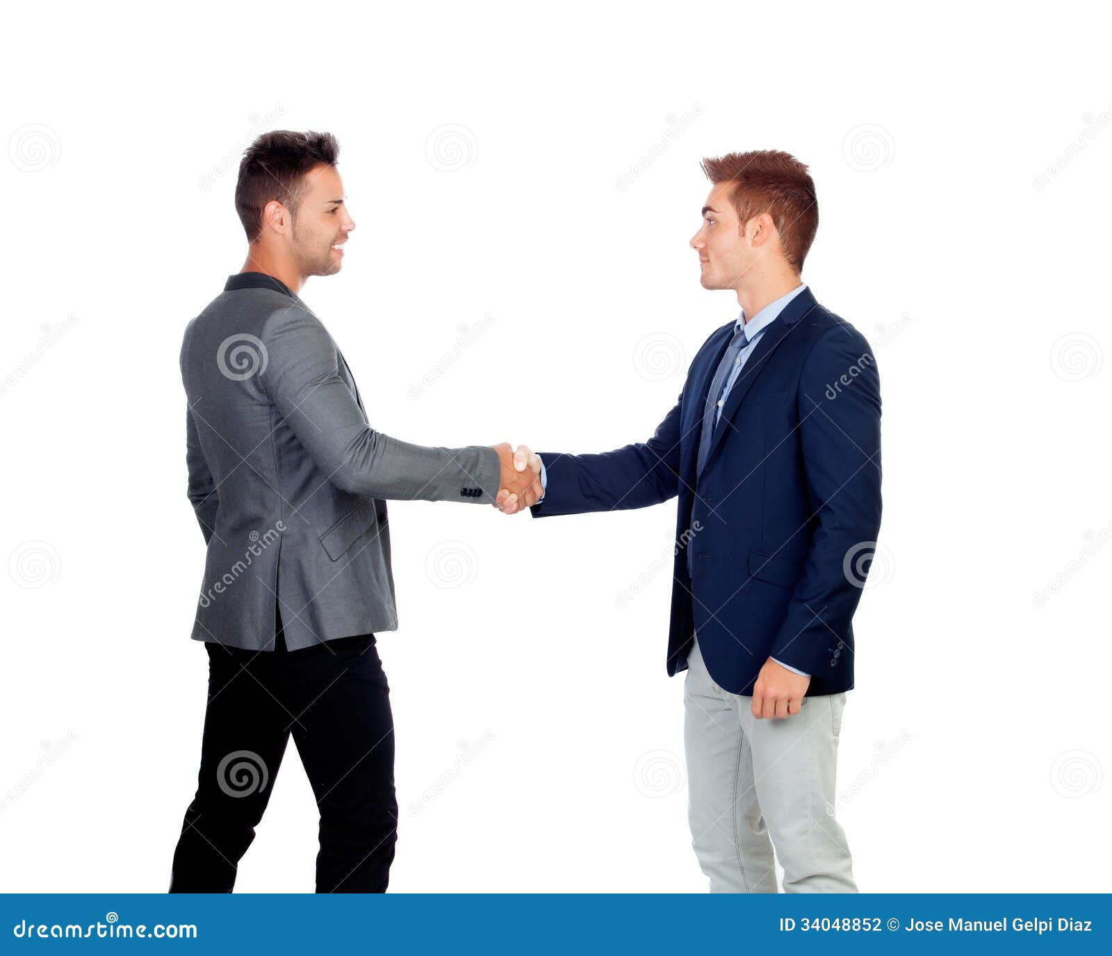 Businessmen Agreeing stock photo. Image of businessmen - 34048852
