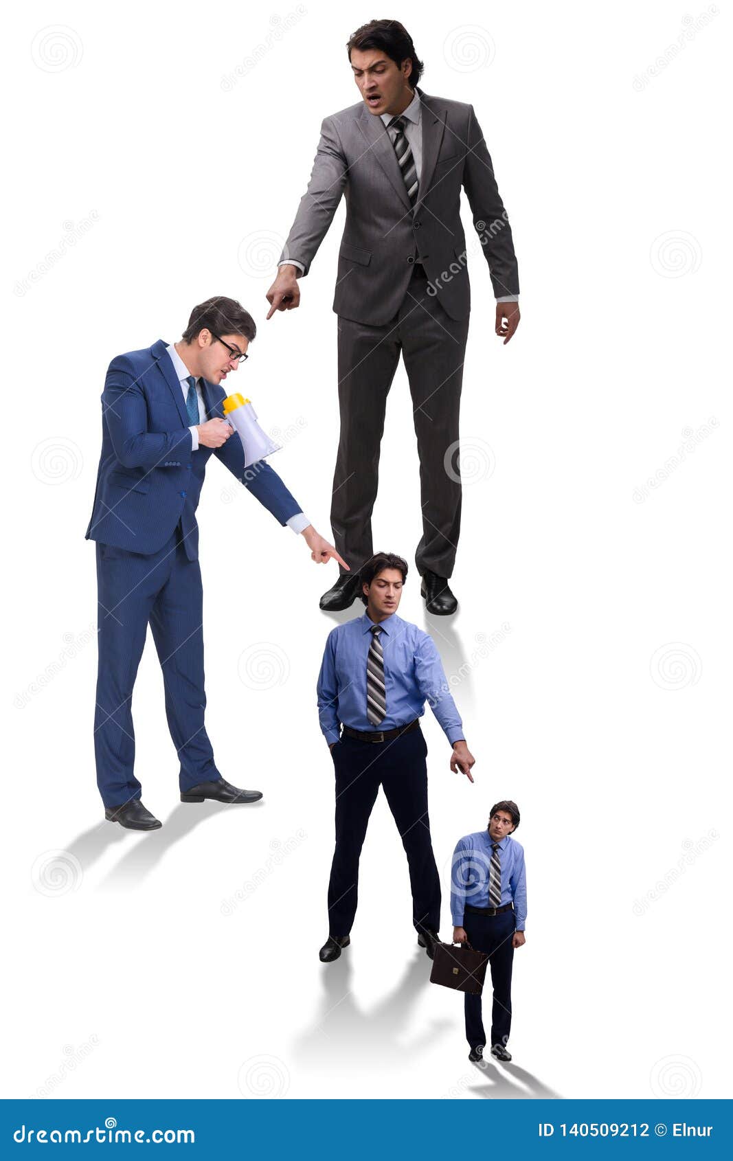 The Businessmen Blaming Each Other for Failures Stock Photo - Image of ...