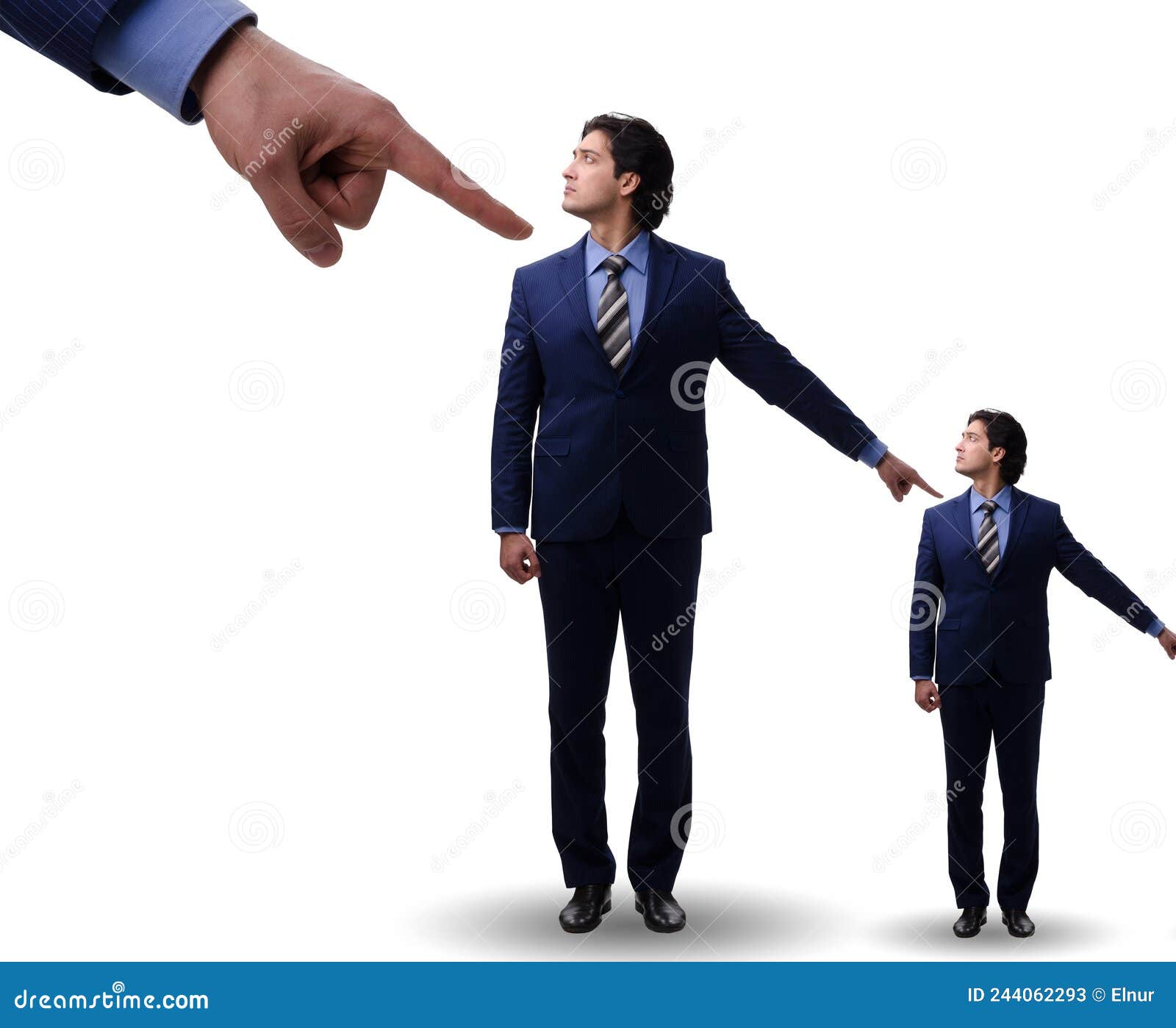 Businessmen Blaming Each Other for Failures Stock Image - Image of ...