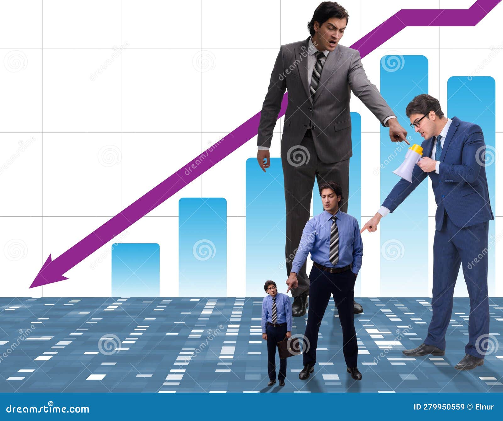 The Businessmen Blaming Each Other For Failures Royalty-Free Stock ...