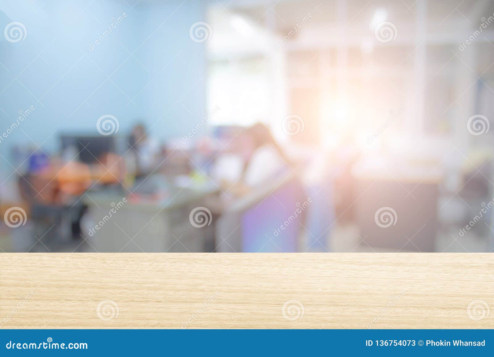 Businessmen Blur in the Workplace or Work Space Abstract Background ...