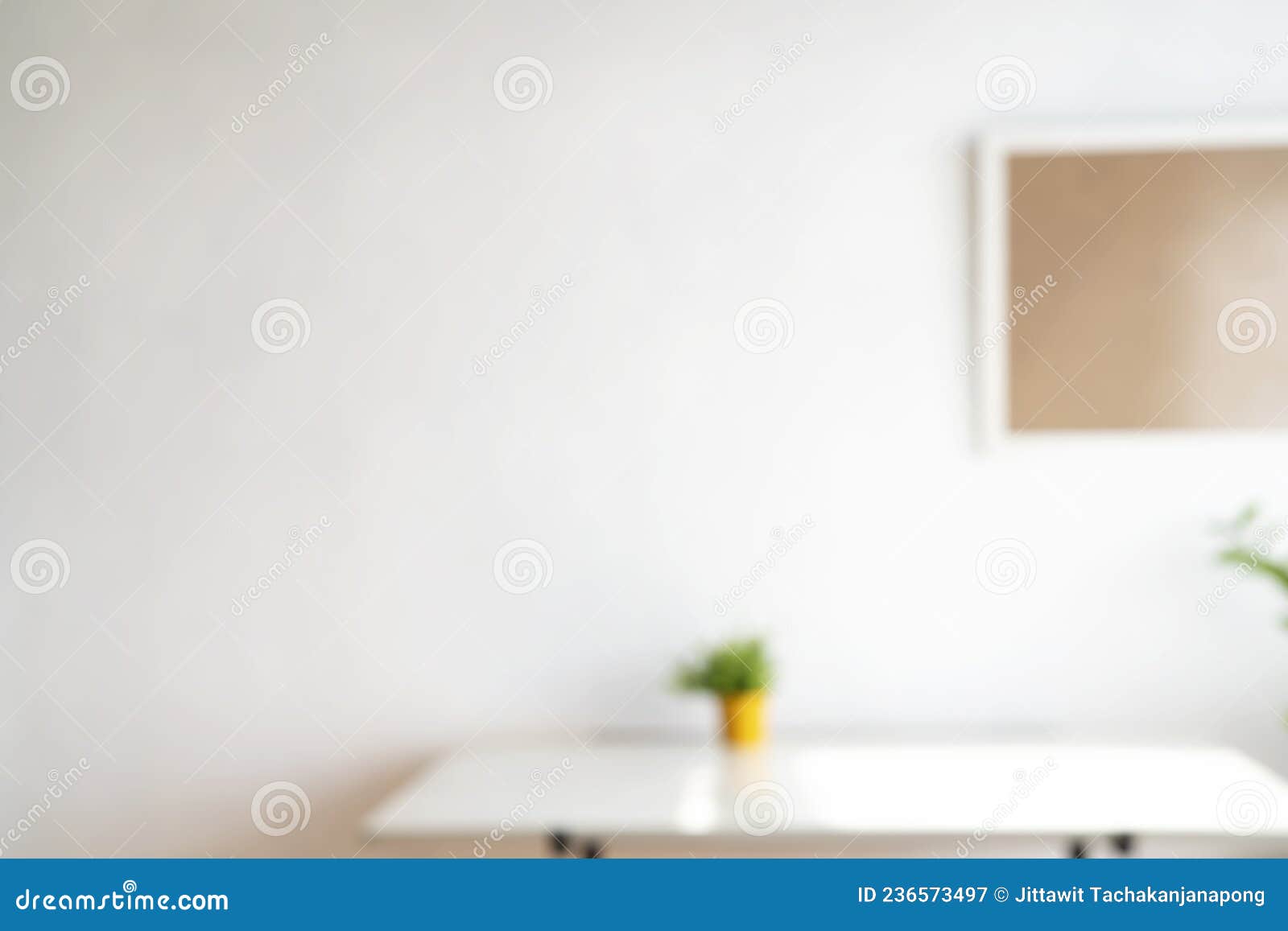 Businessmen Blur in the Workplace or Work Space of Table Work in Office ...