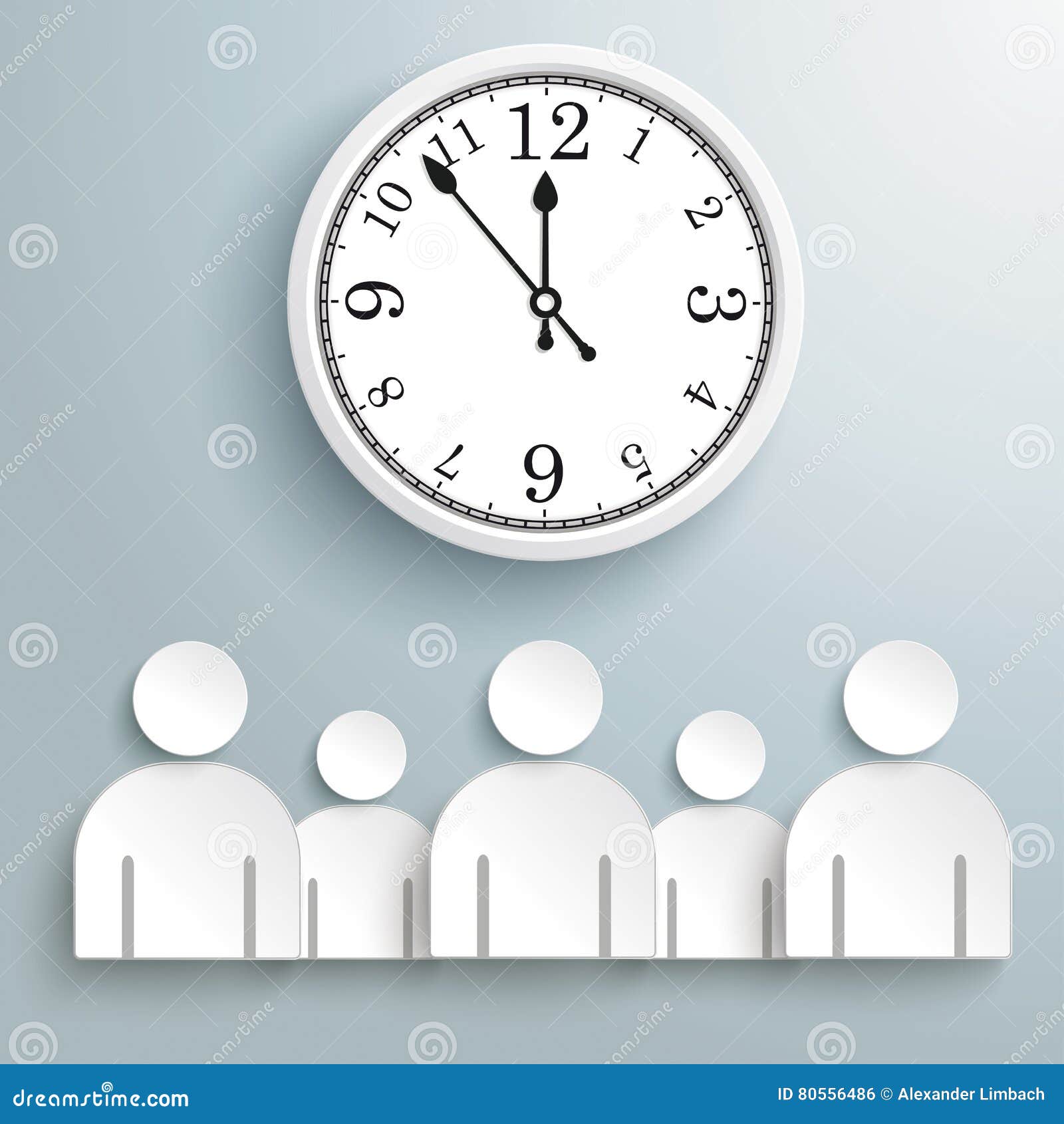Businessmen Conference Big Clock Stock Illustrations – 2 Businessmen ...