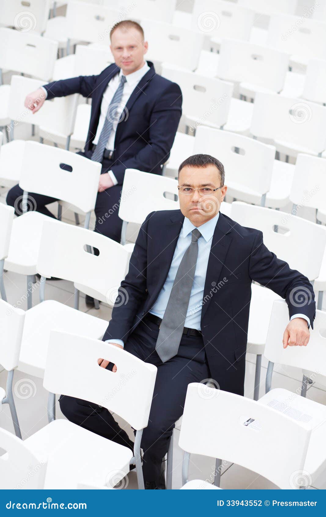 Businessmen in Conference Hall Stock Photo - Image of formalwear, adult ...
