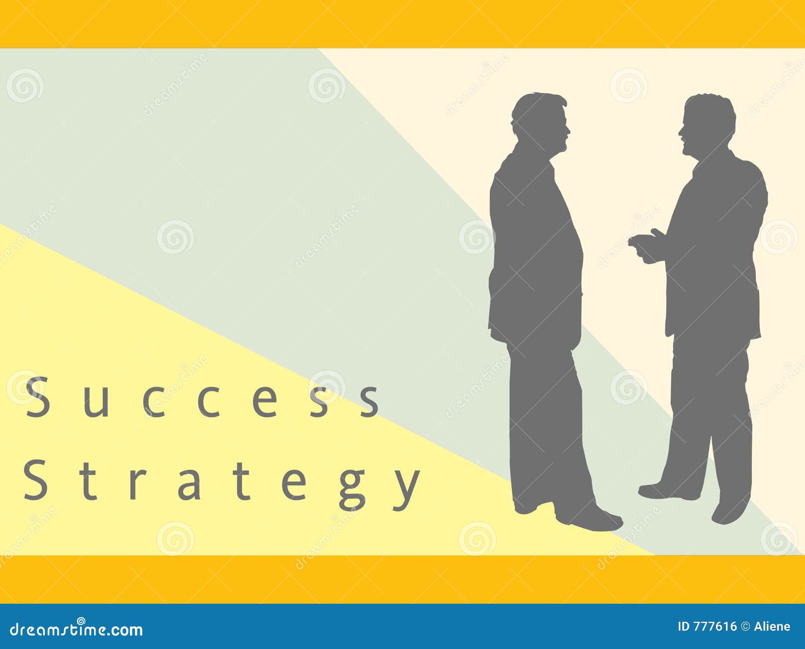 Businessmen Discussing Strategy and Success Stock Illustration ...