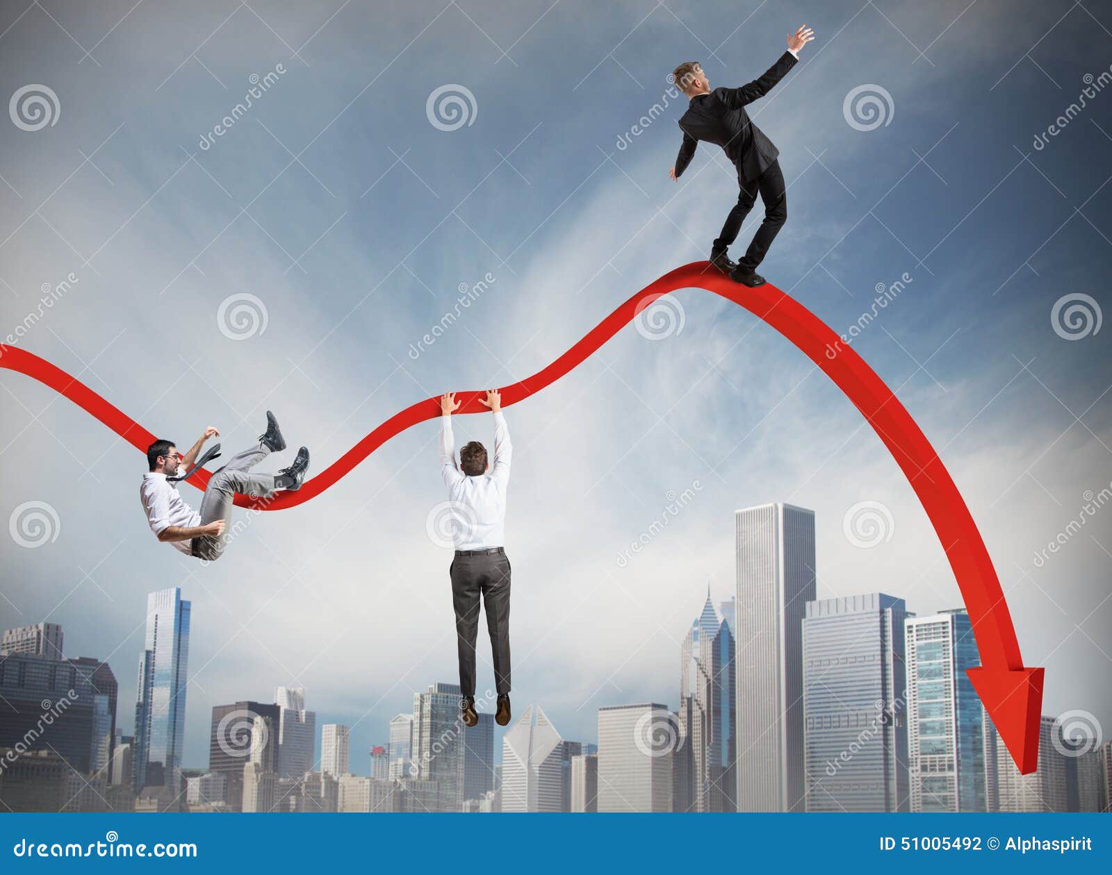 Businessmen falling down stock photo. Image of failure - 51005492