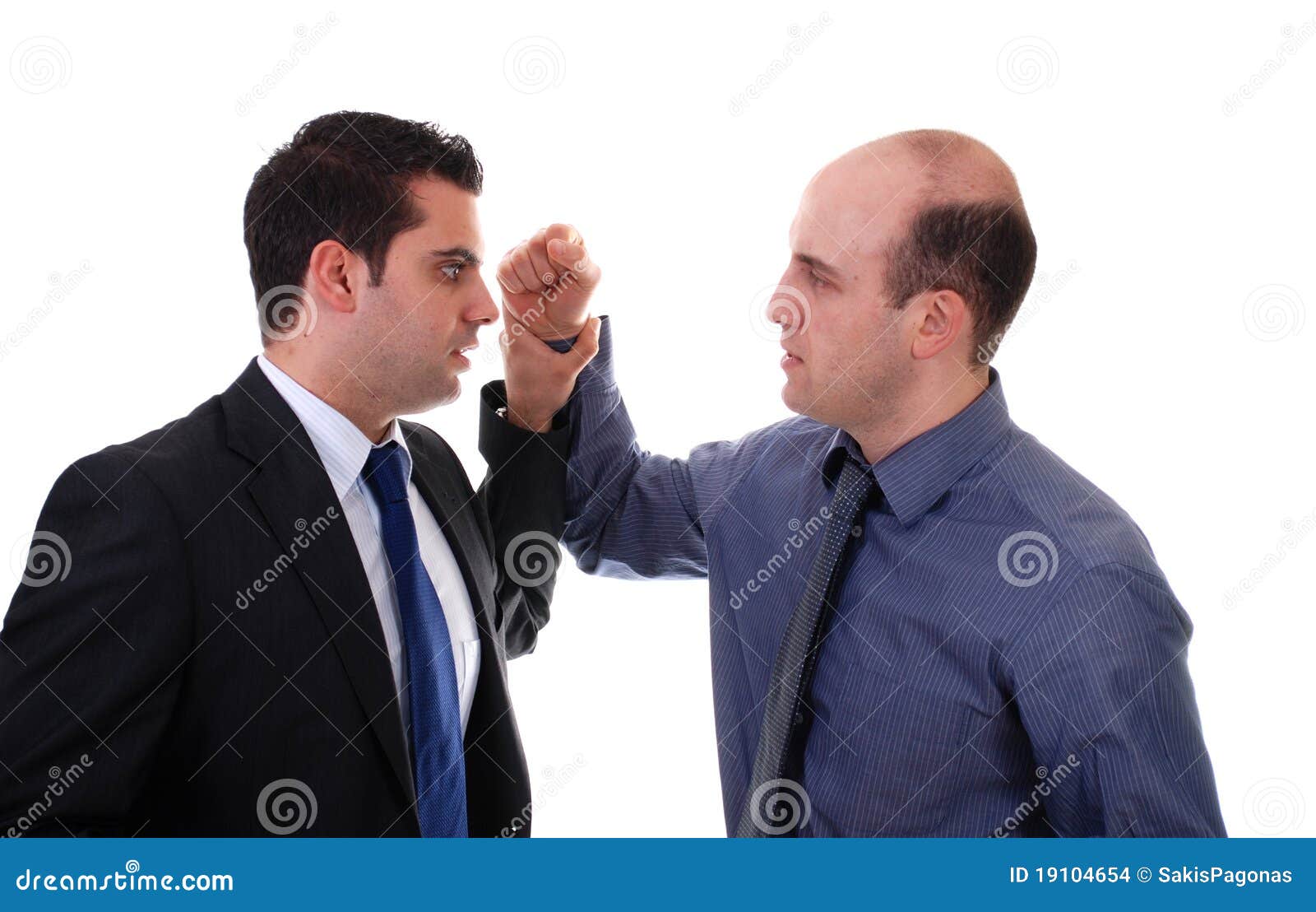 Businessmen fighting stock photo. Image of disagreement - 19104654