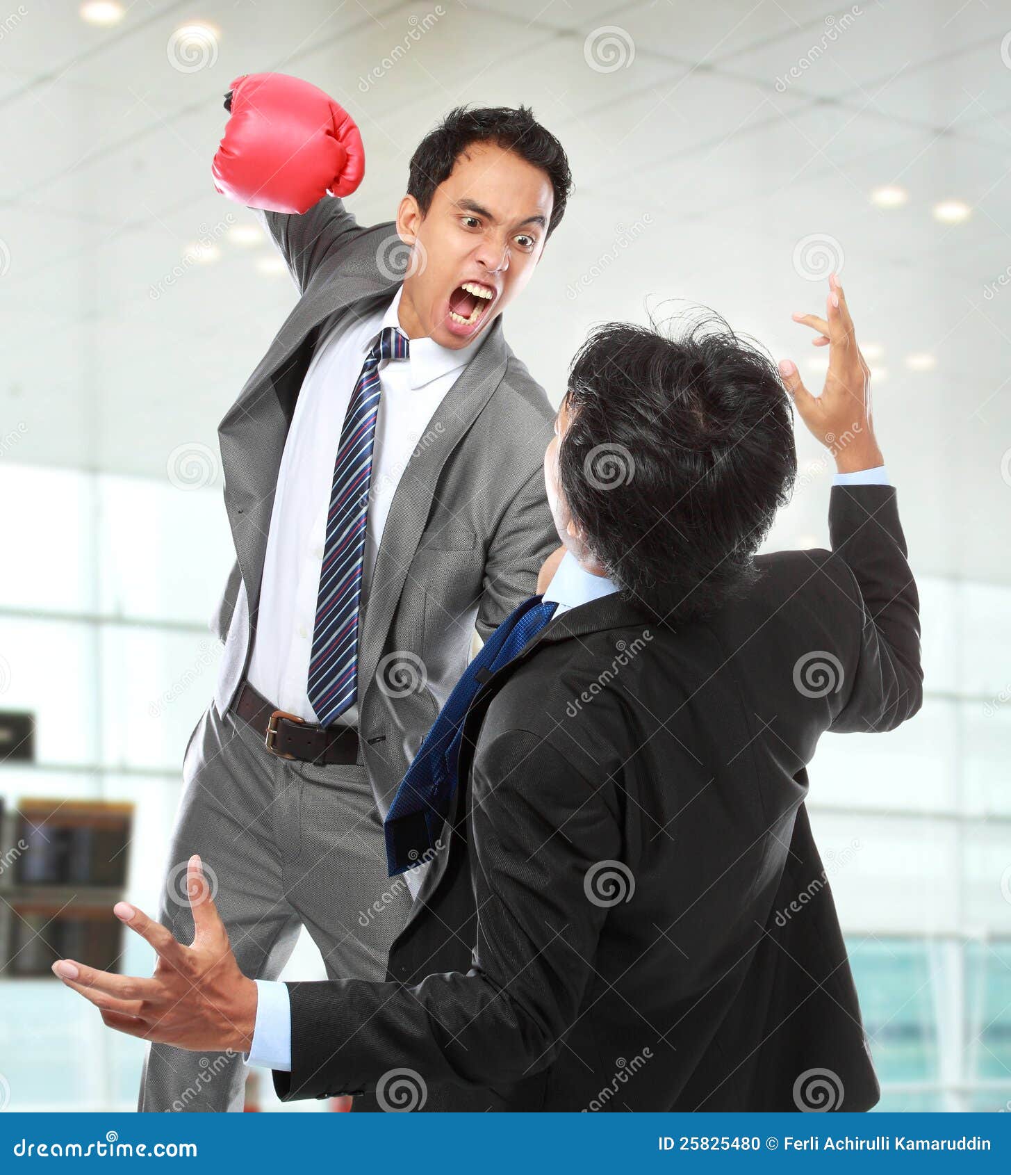 Businessmen fighting stock photo. Image of disagree, opposition - 25825480