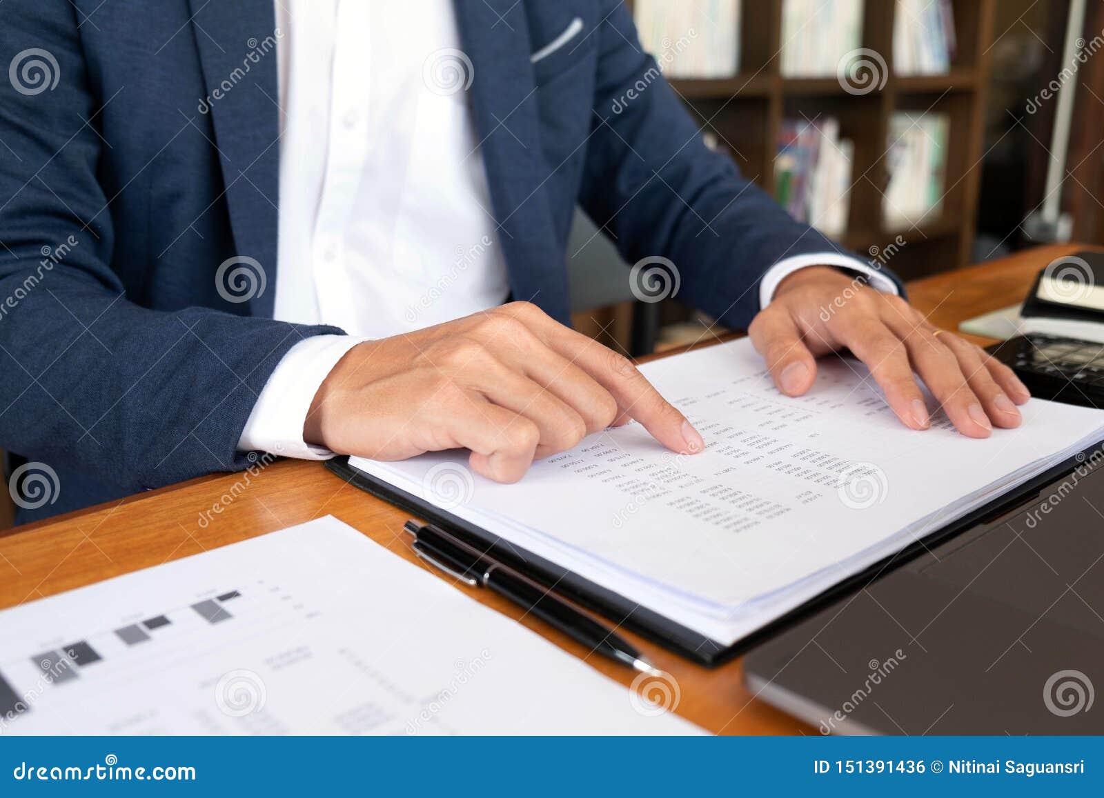 Businessmen, Finance, Accounting Work, Checking Accounts, Using ...