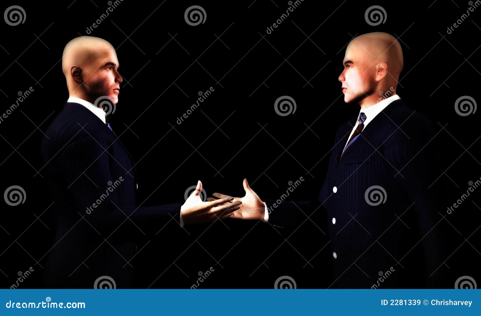 Businessmen Handshake 6 stock image. Image of bald, meeting - 2281339