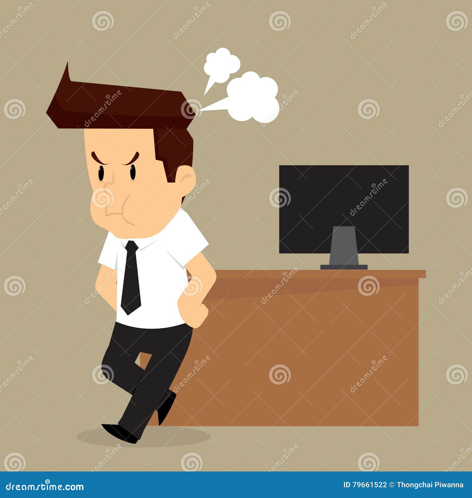 Businessmen Have To Feel Annoyed Stock Vector - Illustration of idea ...