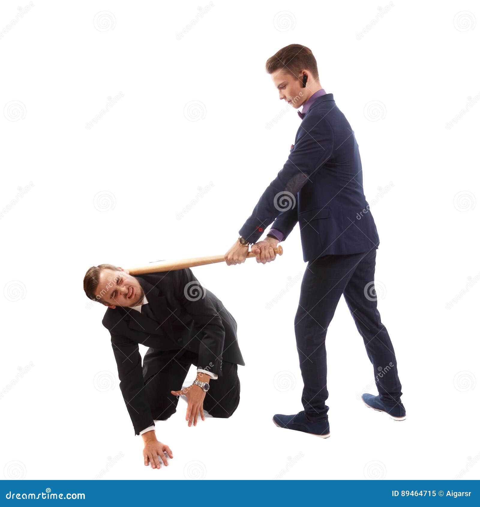 Businessmen having a fight stock image. Image of aggressive - 89464715