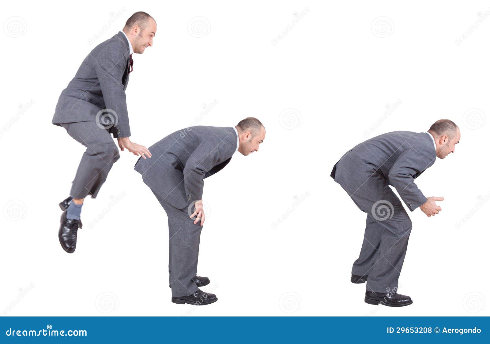 Businessmen Leapfrogging Competition Stock Photo - Image of executive ...
