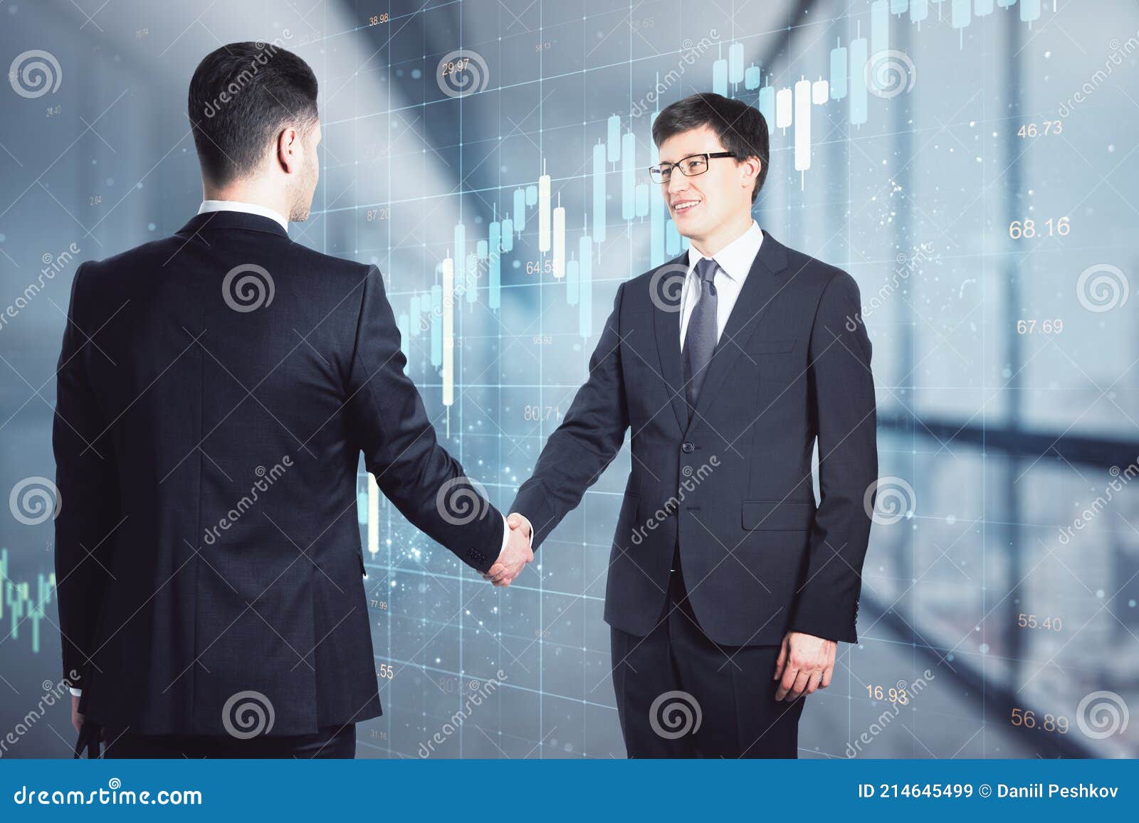 Businessmen Making a Deal, Shaking Hands. Bargain Concept Stock Image ...