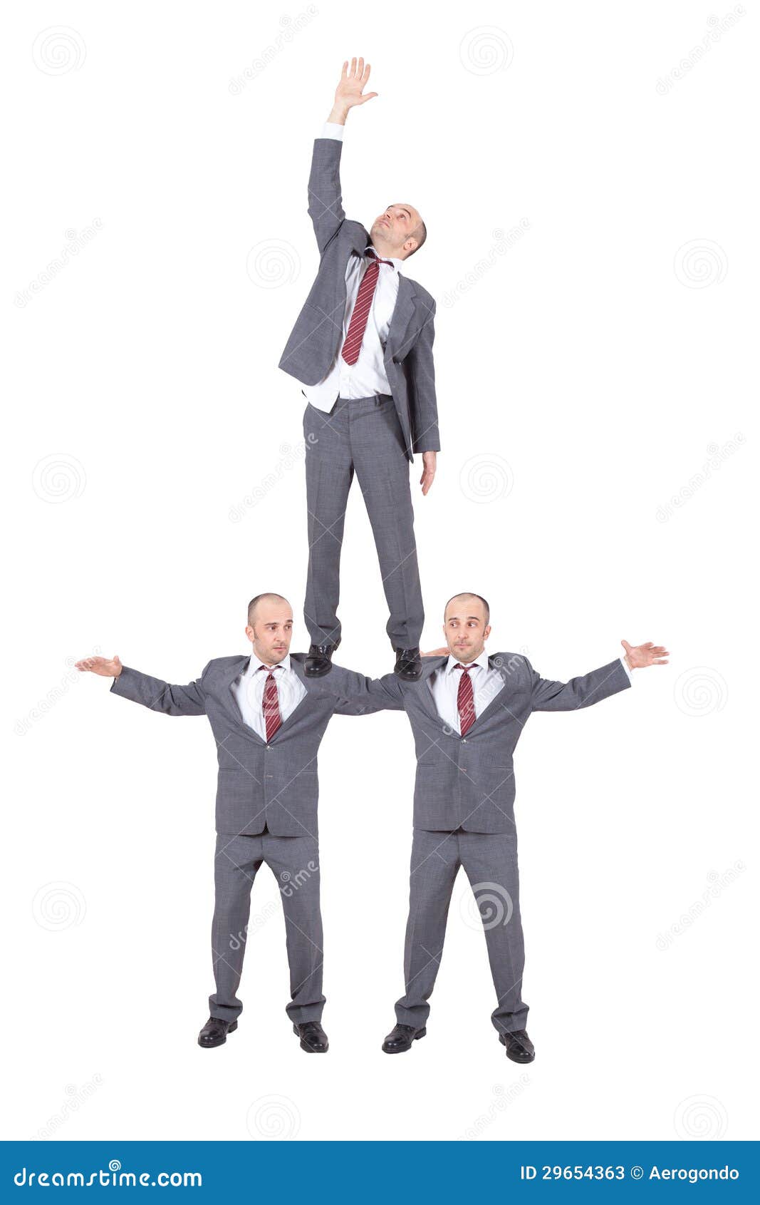 Businessmen pyramid stock image. Image of human, confidence - 29654363