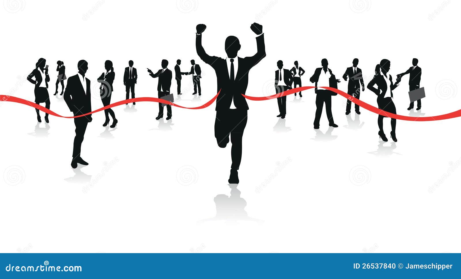 Businessmen running stock vector. Illustration of sport - 26537840