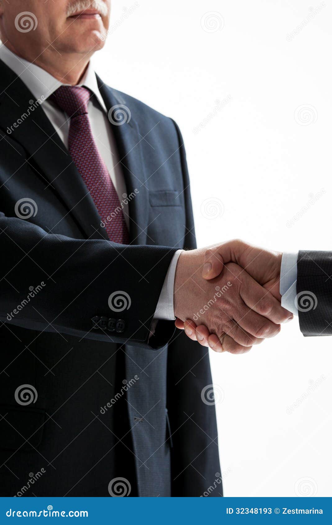 Businessmen shake hands stock image. Image of formalwear - 32348193