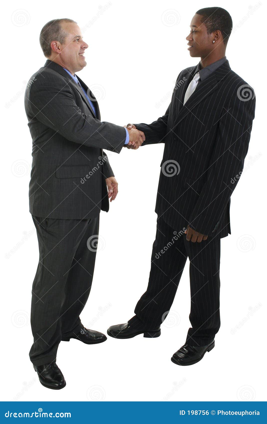 Businessmen Shaking Hands stock photo. Image of discussiion - 198756