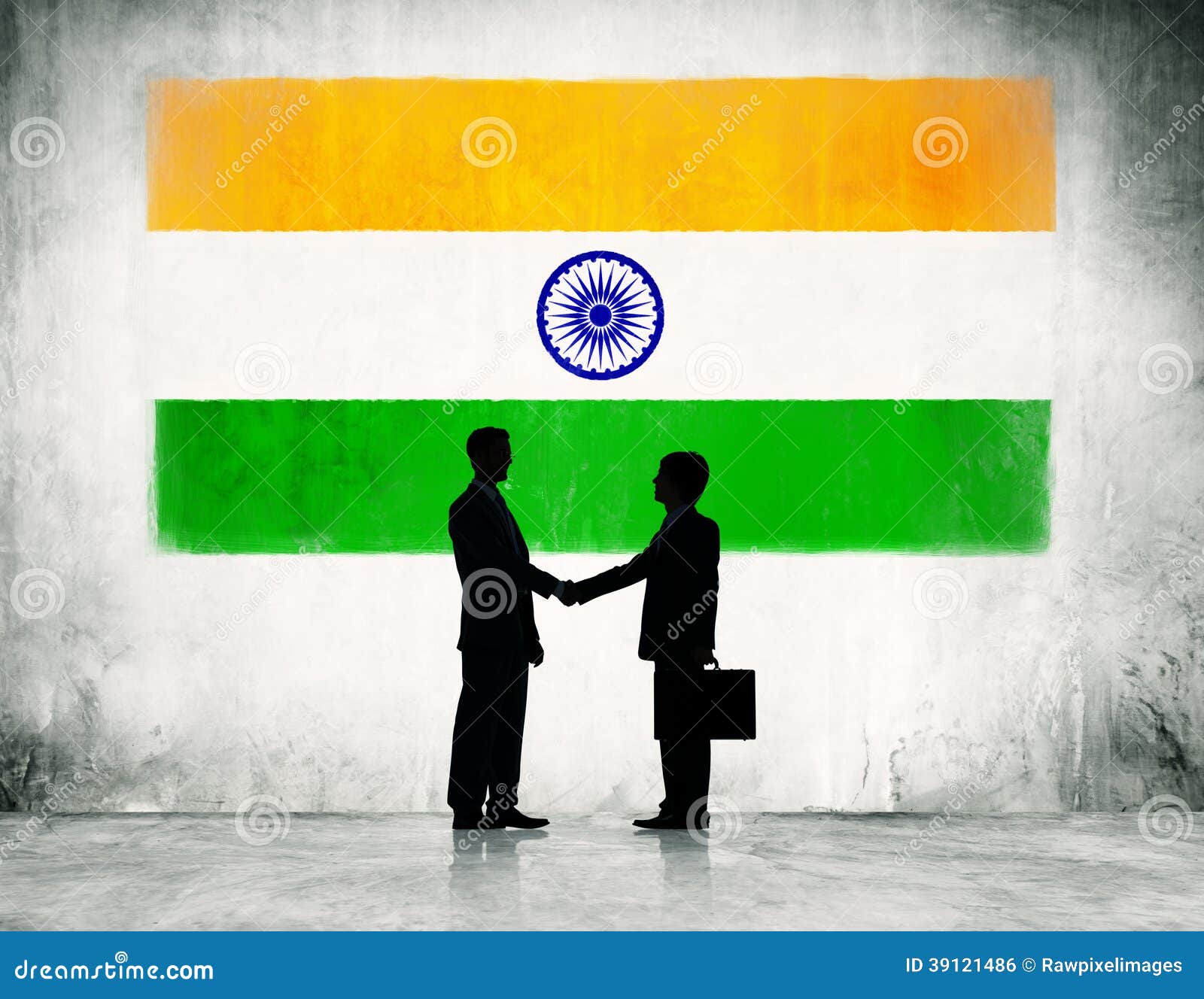 Businessmen Shaking Hands in India Stock Photo - Image of india ...