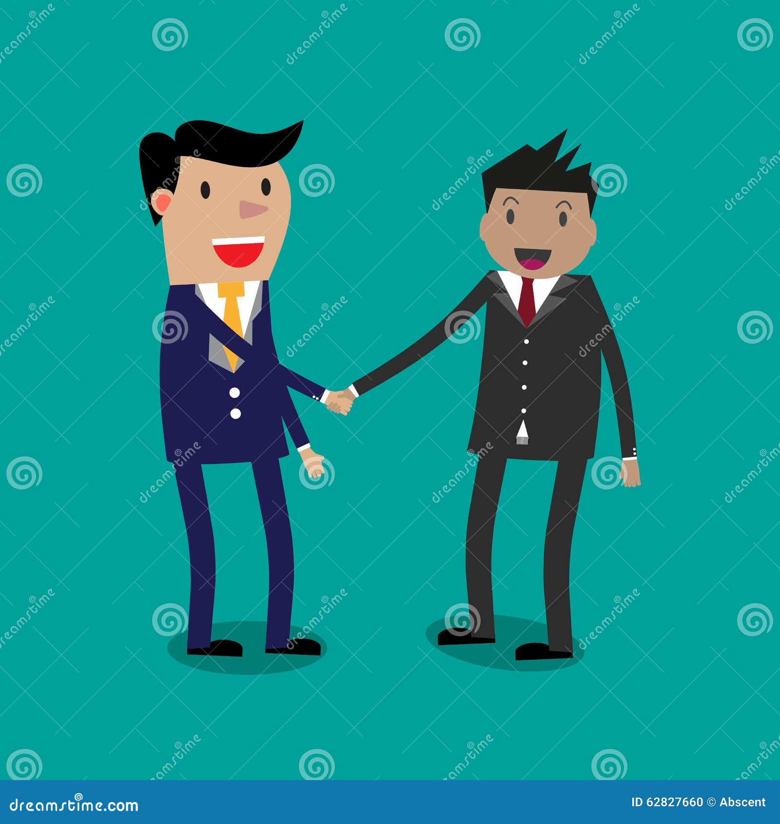 Businessmen shaking hands stock vector. Illustration of group - 62827660 Businessmen shaking hands stock vector. Illustration of group - 62827660