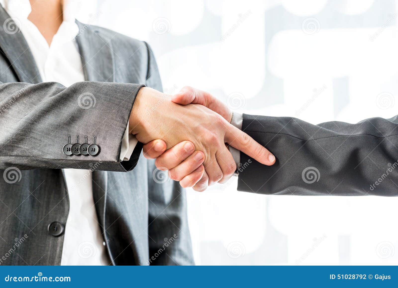 Businessmen Showing Hand Shake Gesture Stock Photo - Image of ...