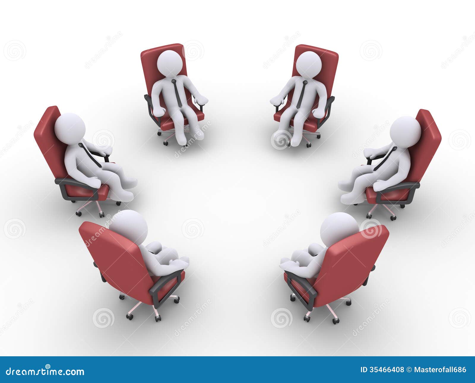 Two Men Or Businessmen Sitting At Table, Job Interview Or Business ...