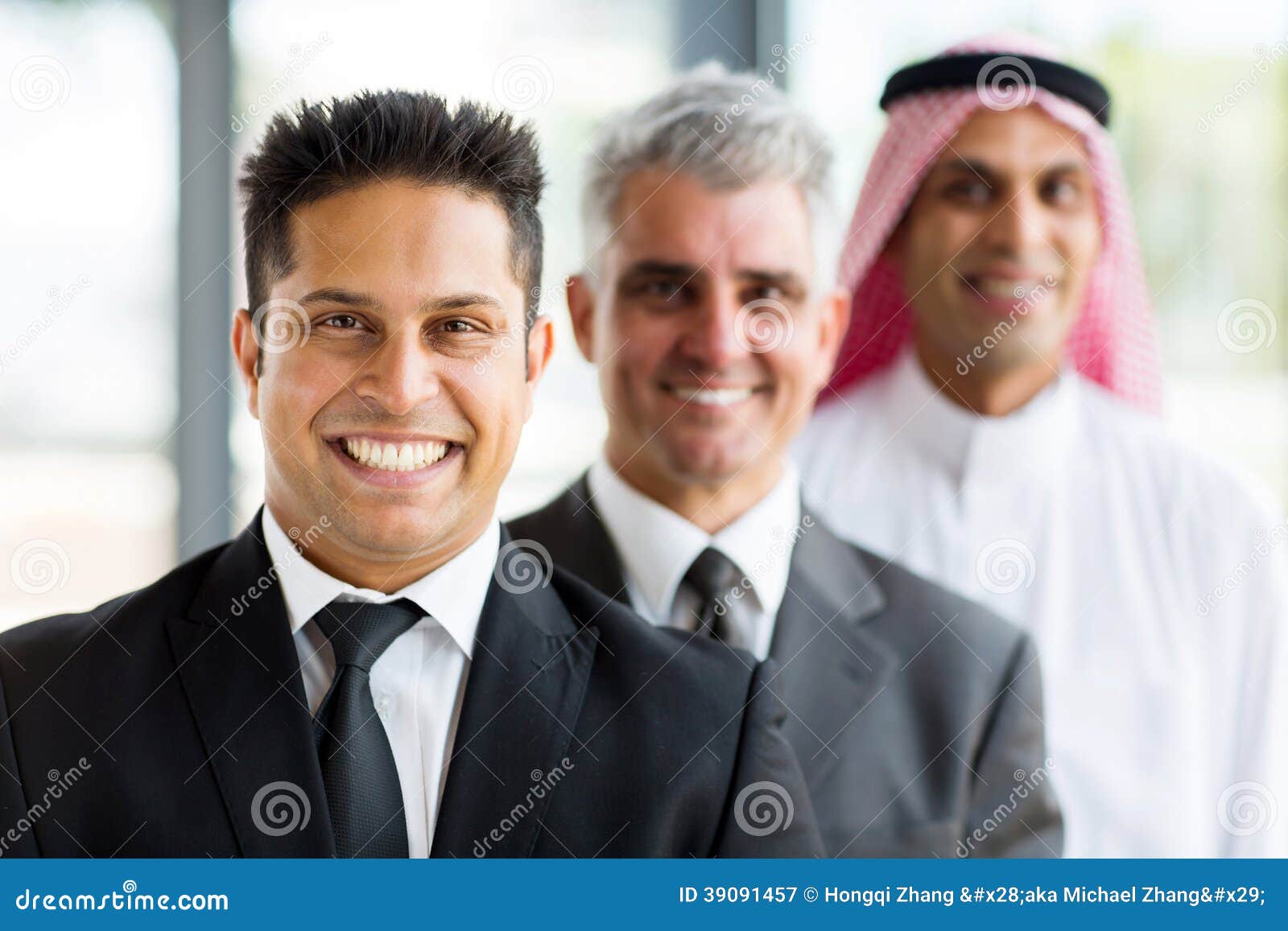 Businessmen Standing in a Row Stock Image - Image of entrepreneurs ...