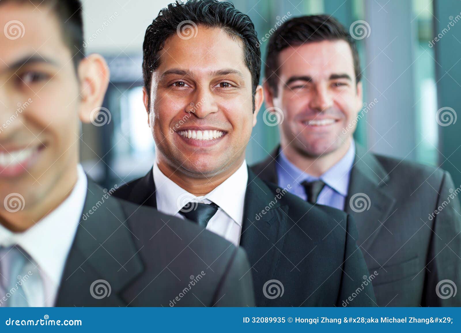 Businessmen standing stock image. Image of multiracial - 32089935