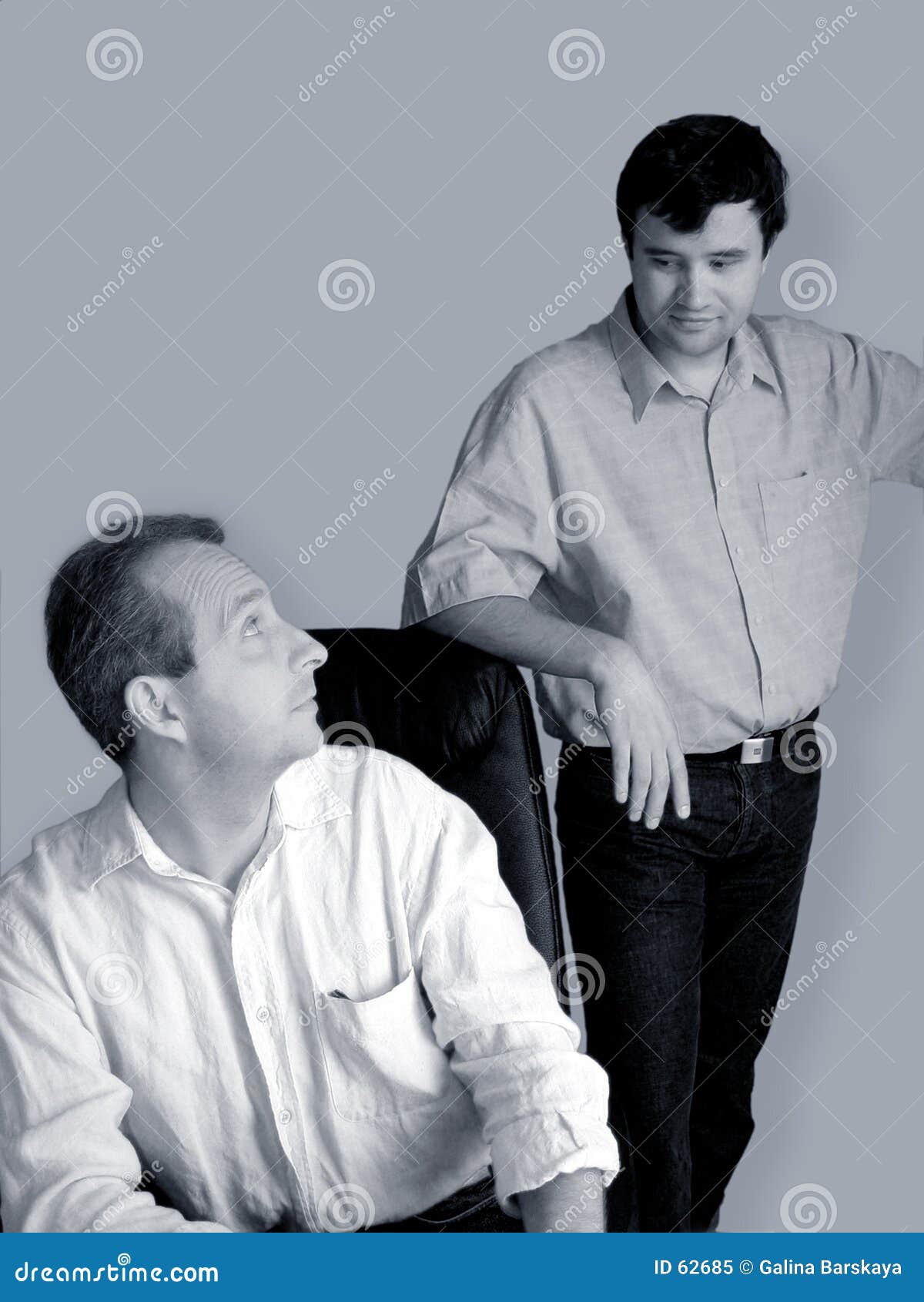 Businessmen talking stock image. Image of contact, casual - 62685