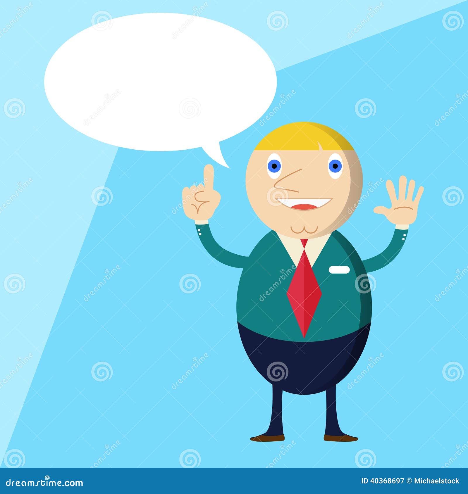 Businessmen Talking about Success Stock Illustration - Illustration of ...