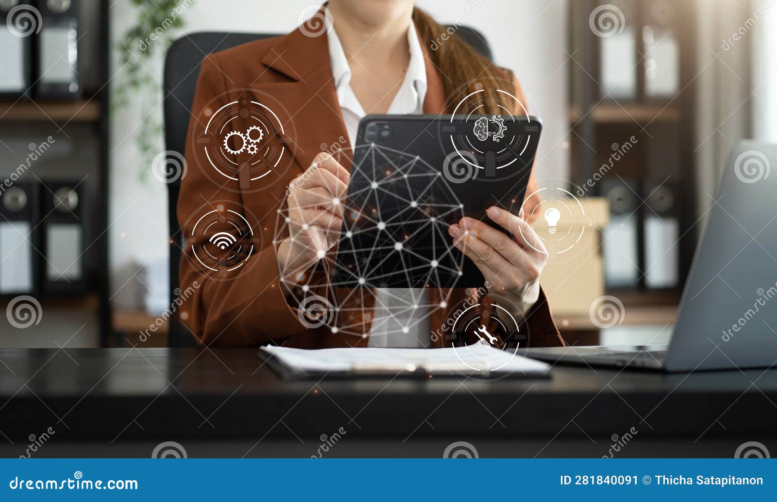 Businessmen are Thinking of Introducing a Concept Stock Image - Image ...
