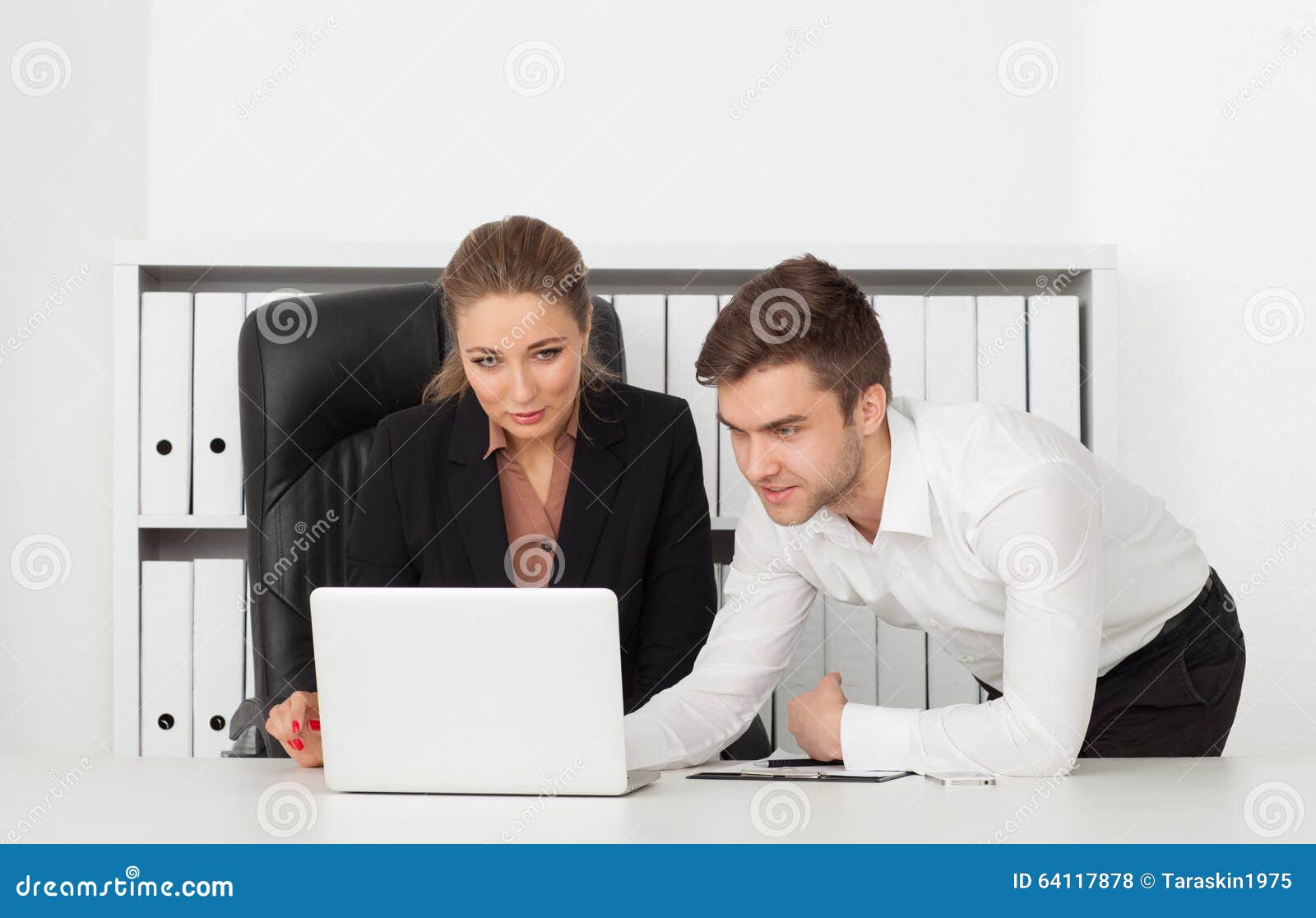 Businessmen Working in an Office Stock Photo - Image of modern ...