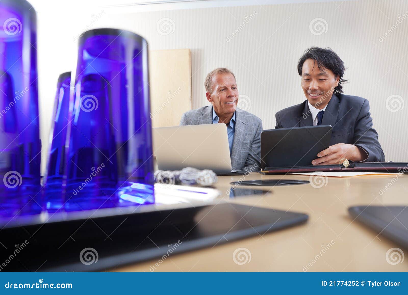 Businessmen Working Together on Project Stock Photo - Image of discuss ...