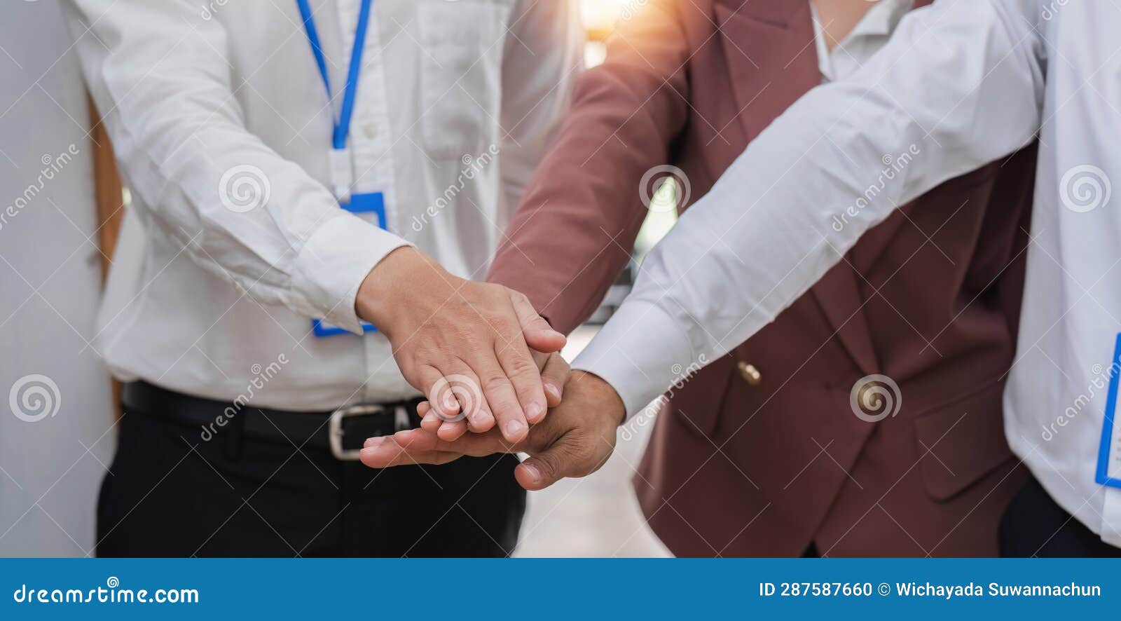 Businessmen Working Together To Start a New Project in Work Stock Photo ...